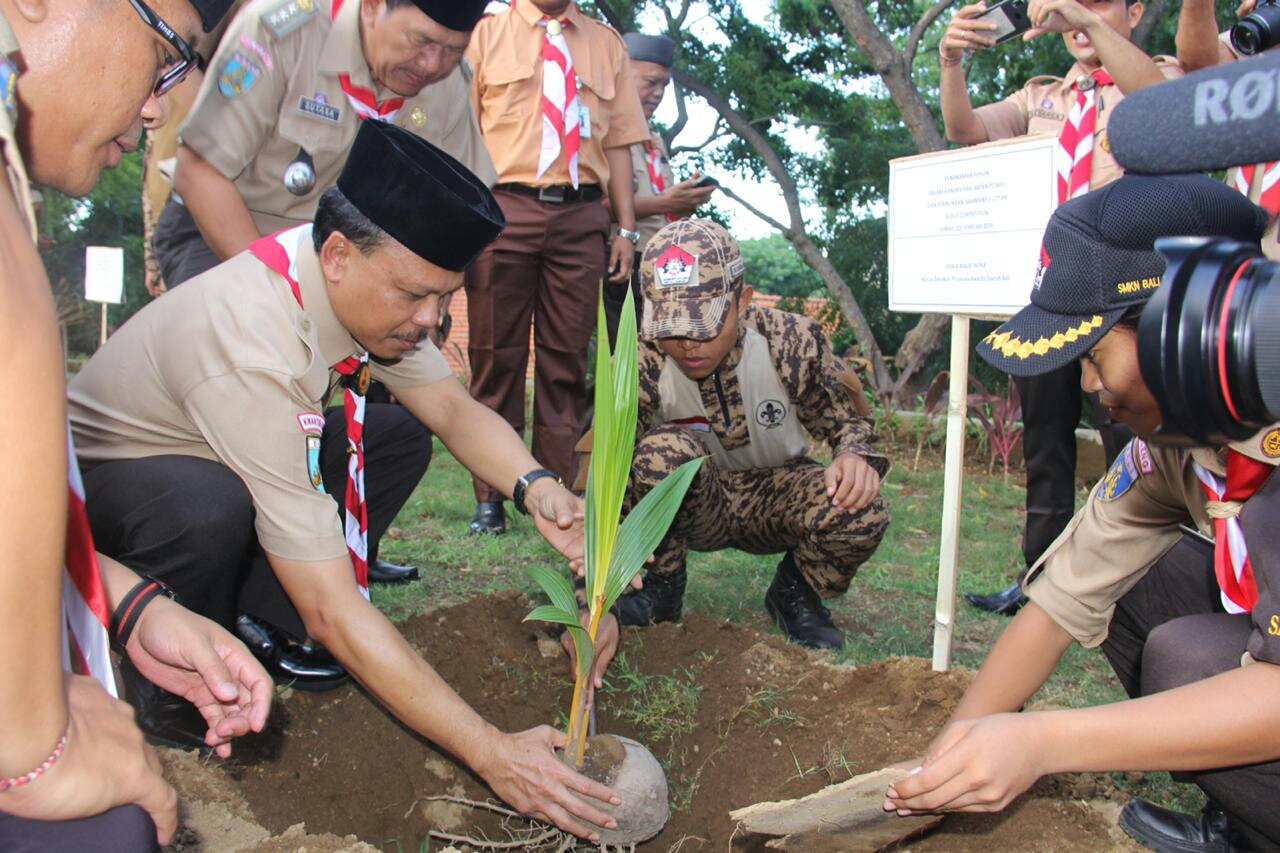 Peringati Hari Baden Powell ke- 162 Dewa Indra Harap Pramuka...